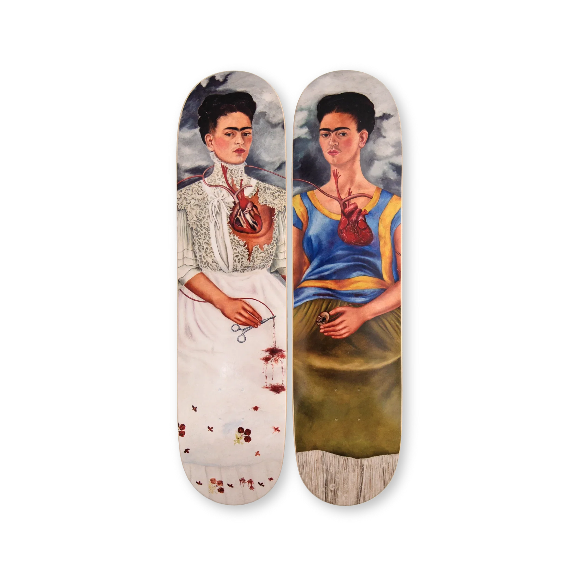 Frida KAHLO The Two Fridas Skateboard Art | SKATEROOM | JUSTSTANDART